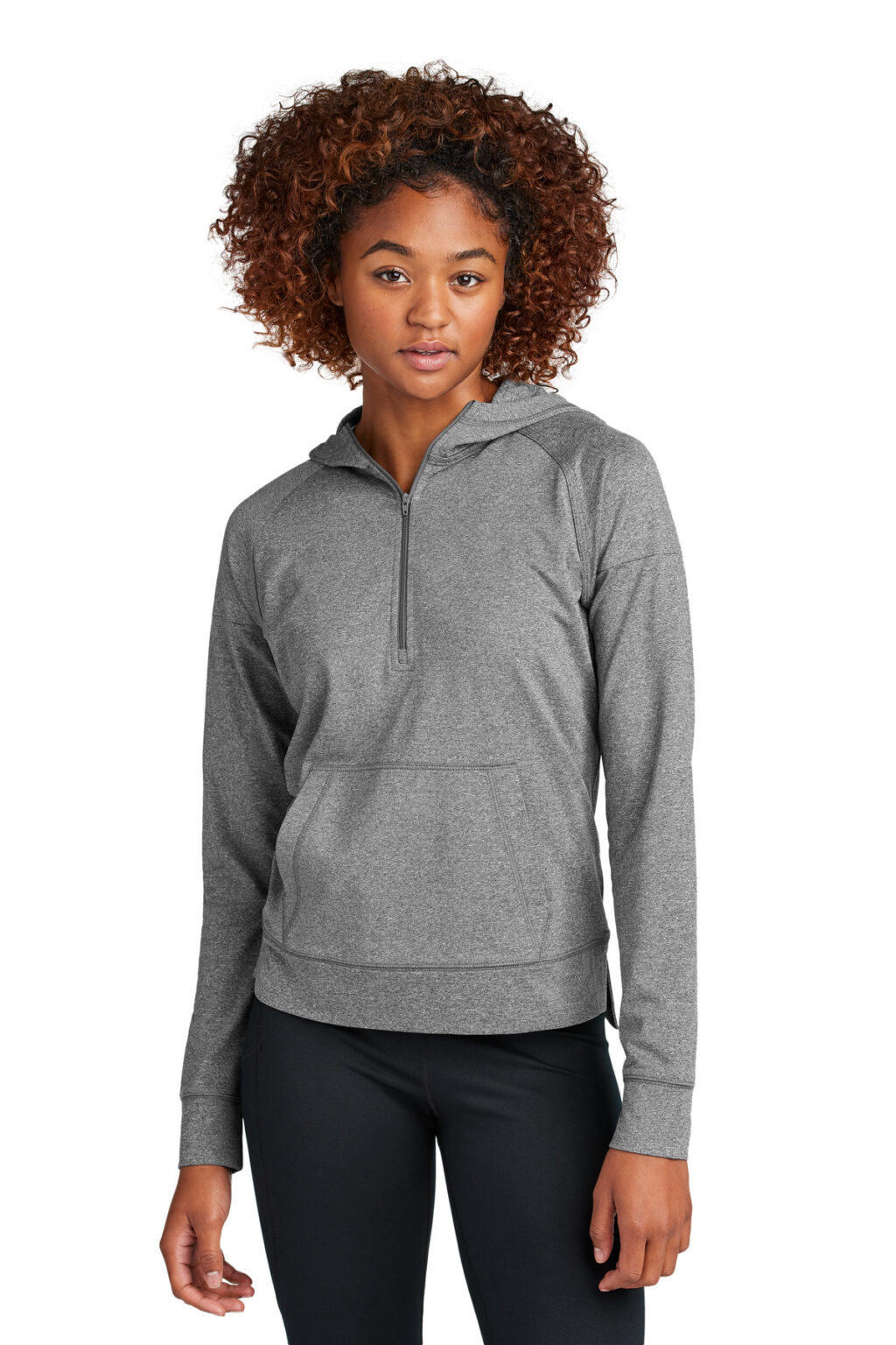 Sport-Tek ® Women's Sport-Wick ® Stretch 1/2-Zip Hoodie LST856 ...